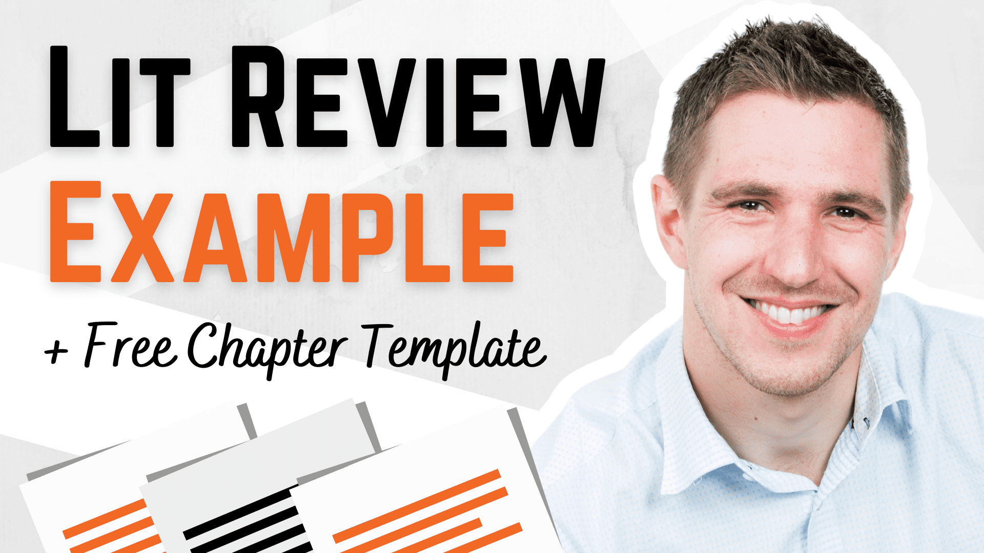 Literature Review Example PDF Template Grad Coach